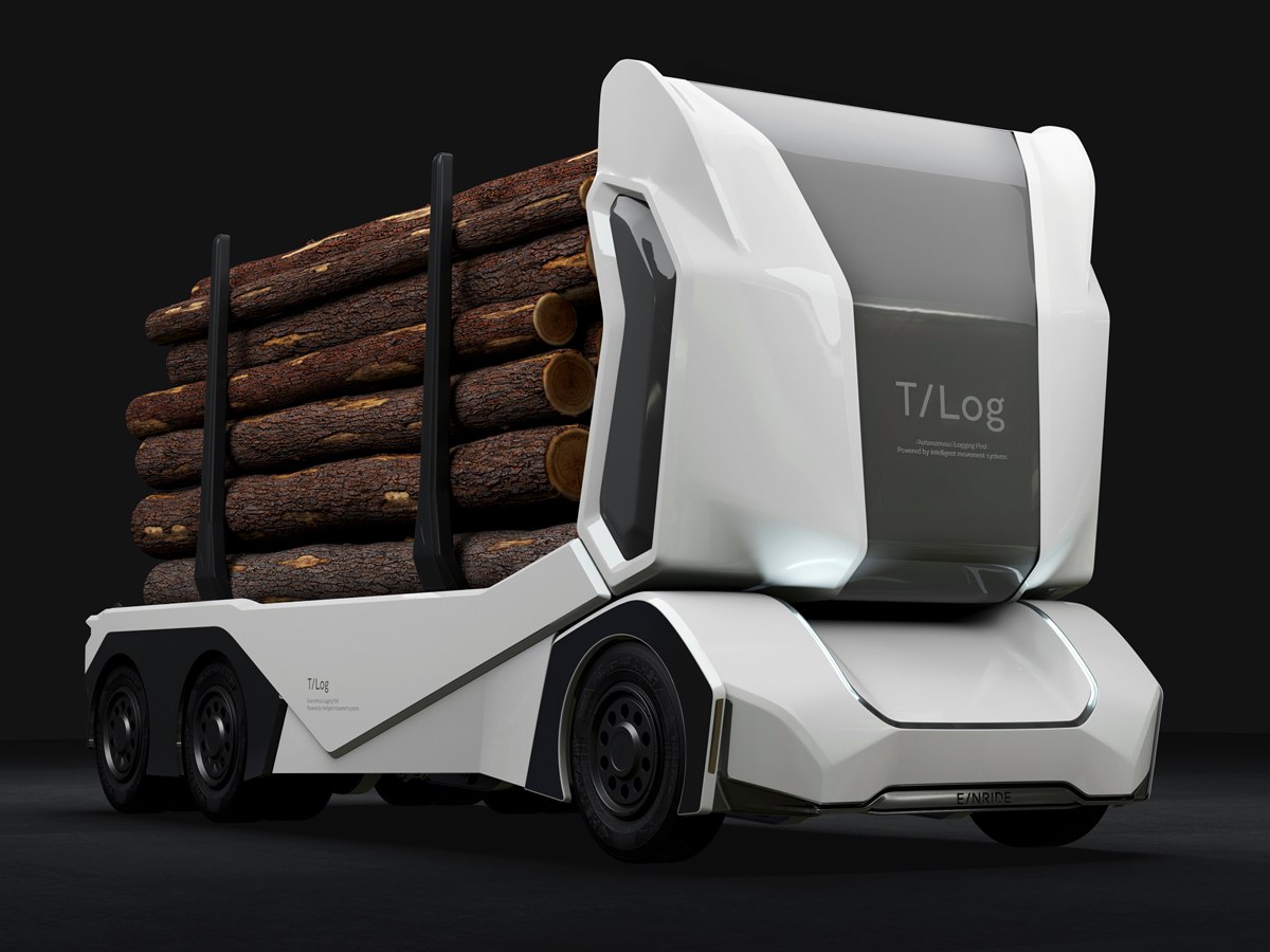Einride Shows Off T-Log, An Autonomous Logging Truck