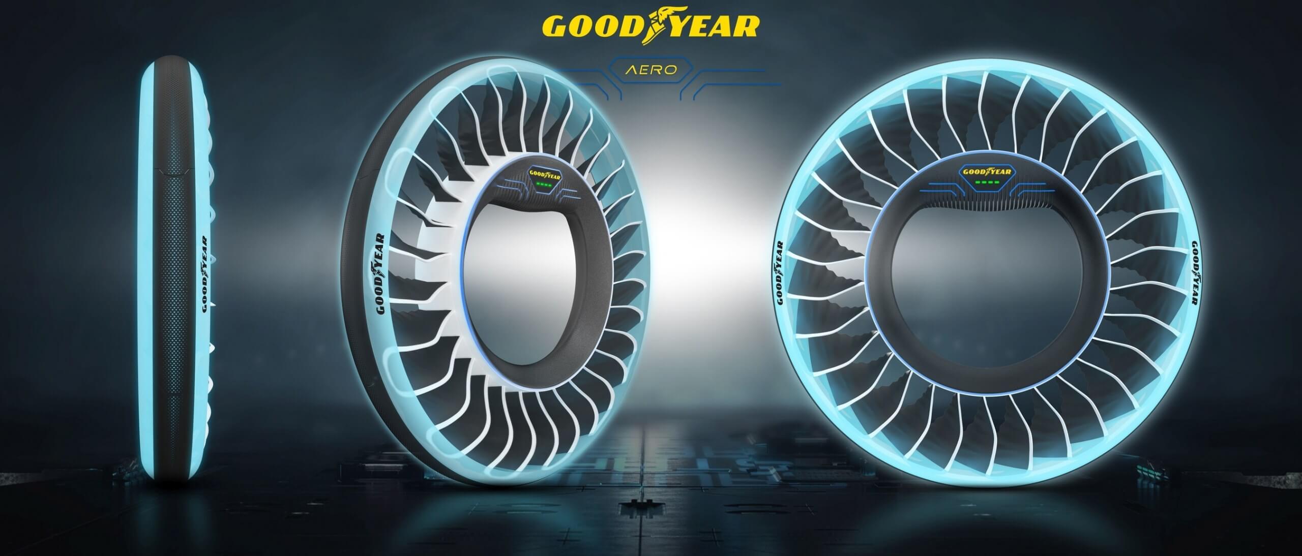 Goodyear Presents "Aero": A Flying Vehicle Tire Concept