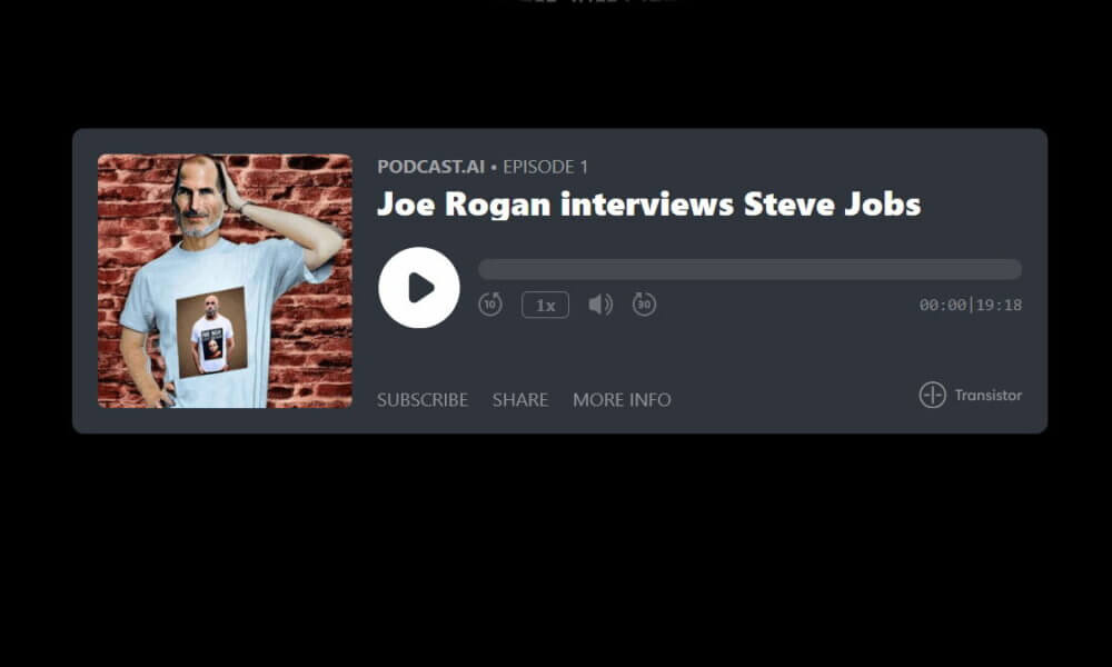 Joe Rogan and Steve Jobs Meet In A Fictional Podcast Created By An AI ...