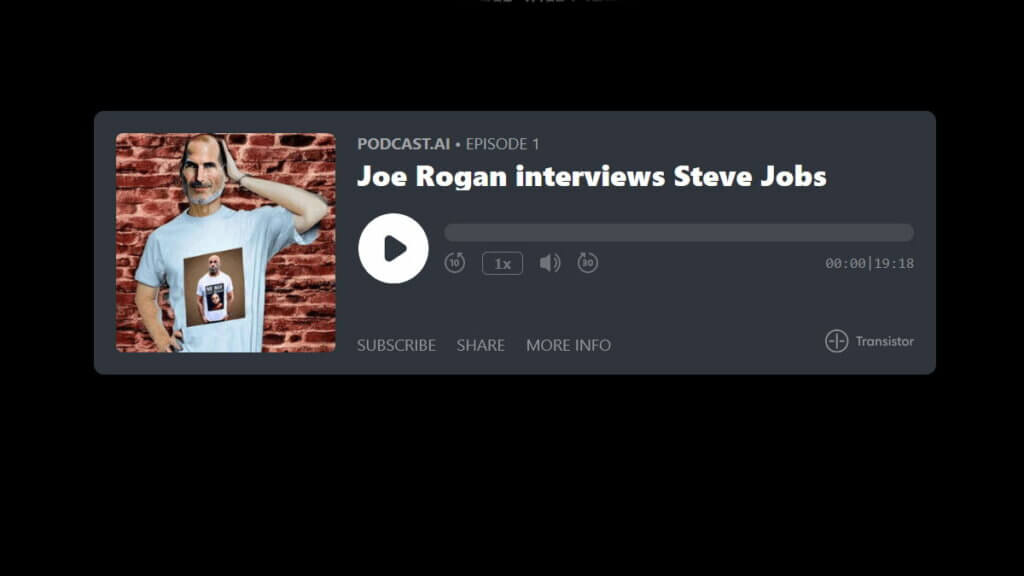 Joe Rogan and Steve Jobs Meet In A Fictional Podcast Created By An AI ...
