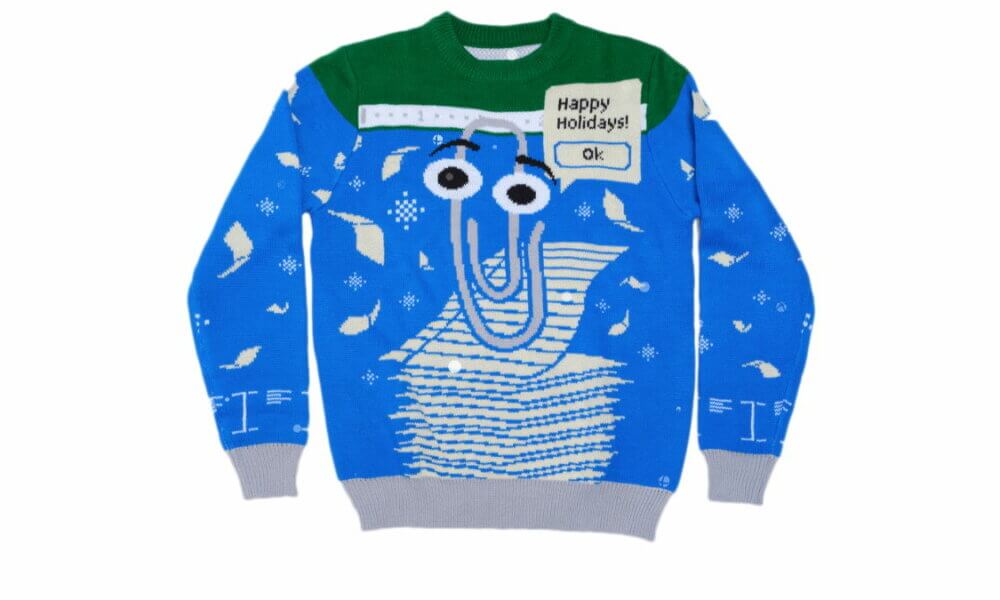 Last Minute Gift Idea for A Geek? This Clippy Ugly Sweater & Some More ...