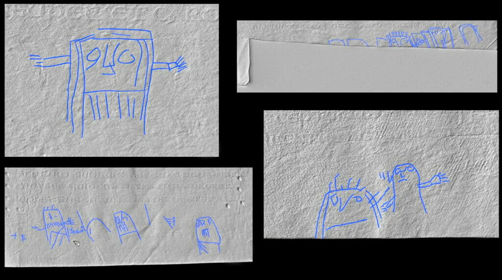 New Museum Technology Reveals Hidden Doodles In 1,300-Year-Old Book