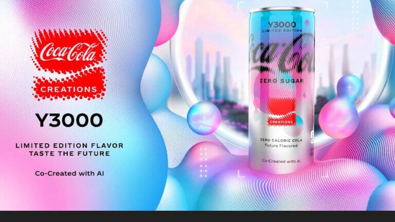 Coca Cola's Wannabe Futuristic New Flavor Is 'Co-Created' with AI